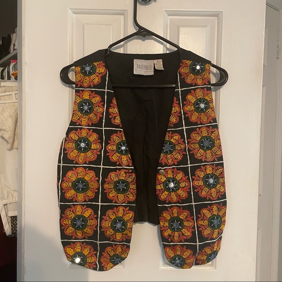 Passport | Jackets & Coats | Vintage Sunflower Vest | Poshmark